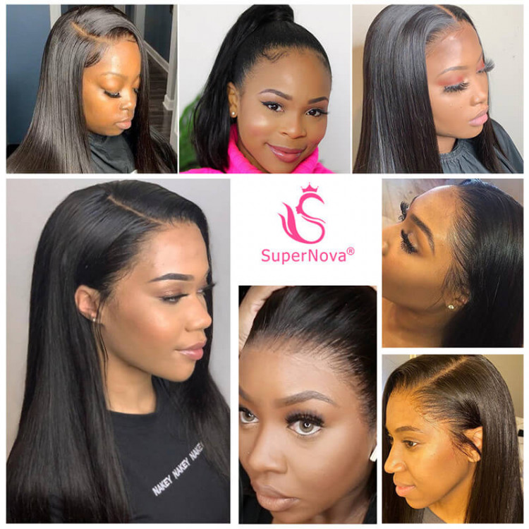 Straight Hair 5x5 HD Lace Front Wigs 18 30 Inch SuperNova Hair